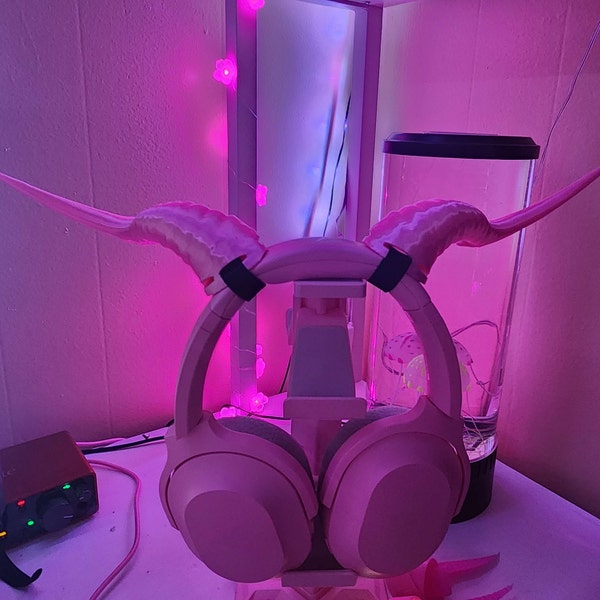 Tiefling Horns Attachment for Headset, Gaming and Streaming Headset ...