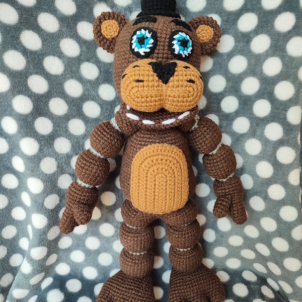 CROCHET PATTERN Freddy Fazbear - Etsy