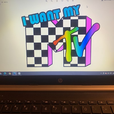 I Want My Mtv Digital File for Sublimation Printing DIY Make Your Own ...