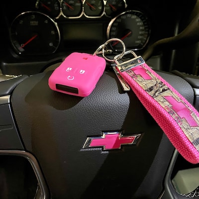 Chevy Keychain / Wristlet / Ribbon Keychain / Ribbon Keyfob / Teacher ...