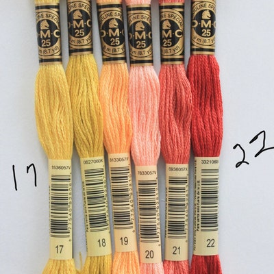 8x Purple DMC Flosses, Dmc Threads, DMC Kit, Dmc Set of Colors, Dmc ...