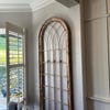 Pair Arched Wood Metal Gothic Window Frames, 10x25.5 Vintage Inspired ...