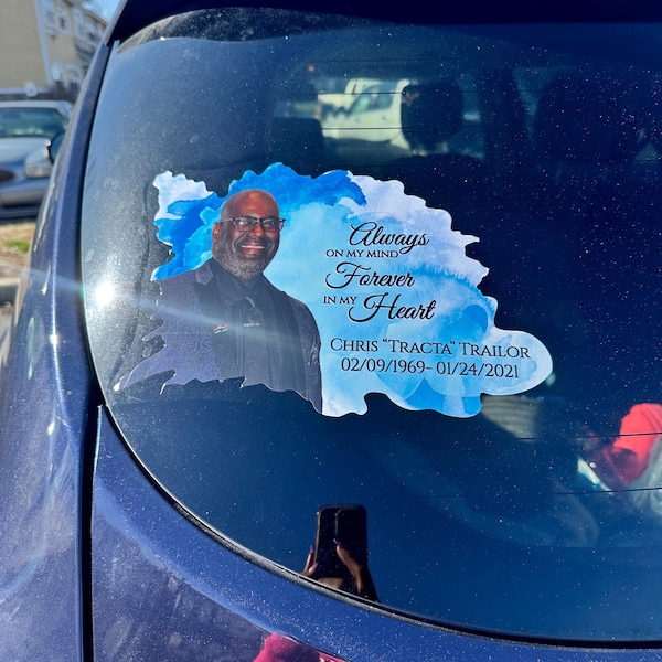 In Loving Memory Personalized Decal Loss of Loved One Car Sticker ...