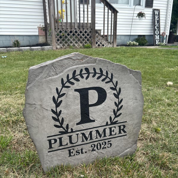 Texas Engraved Stone Sign - Engraved - All States Available - Garden ...