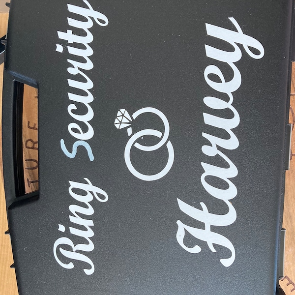 Ring Security Box With FREE Sunglasses, Ring Holder Inside, Ring Bearer ...