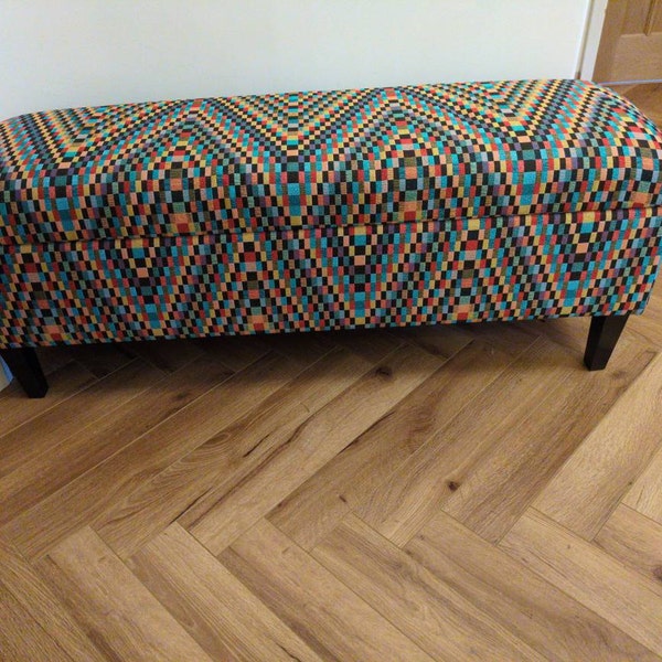 Chesterfield Maroon Seat,hallway Bench, Shoe Ottoman, Deep Chesterfiled ...