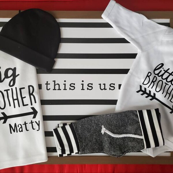 BIG BROTHER, Little Brother Outfit, Baby Boy Coming Home Outfit, Big ...