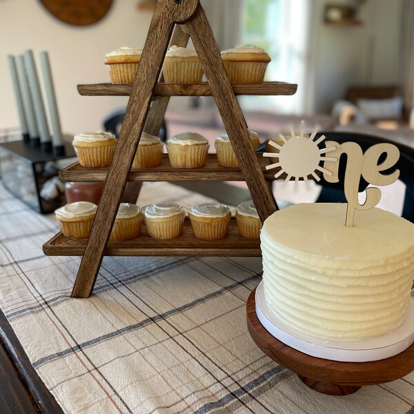 One Cake Topper, Sun Cake Topper, First Trip Around the Sun Birthday ...