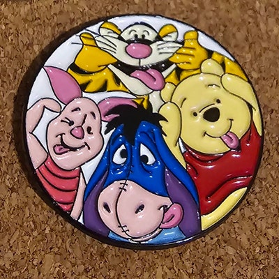 Winnie the Pooh and Friends Enamel Pins. - Etsy