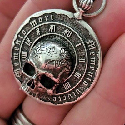 Skull Silver Men Ring Biker Vanitas Memento Mori SANDRO VERARDI Silver ...