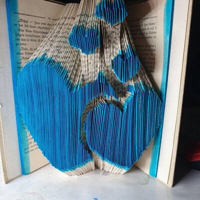 USA Border Outline With Flag: Book Folding Pattern, Instruction DIY ...