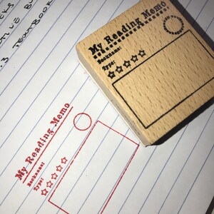 Wood Stamps Rubber Stamps Tracker Round Tracker Stamp, Calendar Stamp ...
