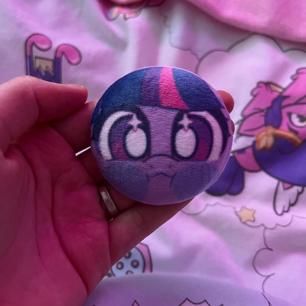 My Little Pony MLP Plush Badge | Twilight Sparkle, Rarity, Rainbow Dash ...