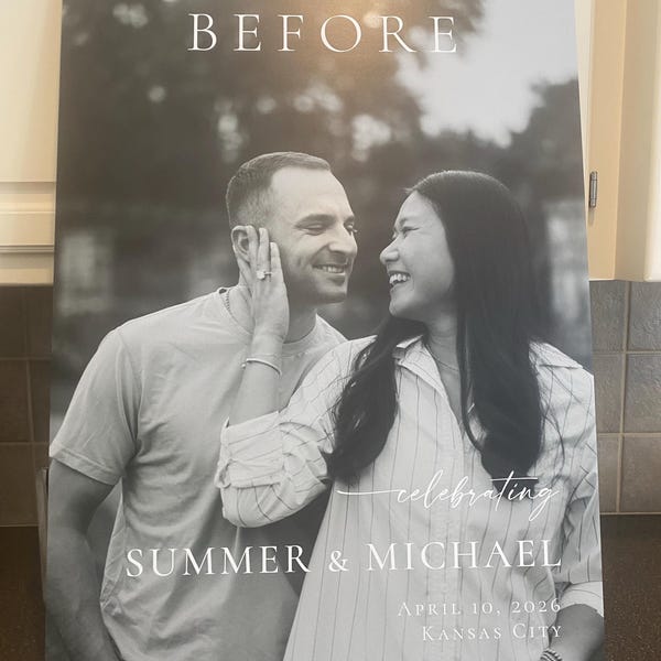 The Night Before Sign, Welcome to the Night Before, Rehearsal Dinner ...