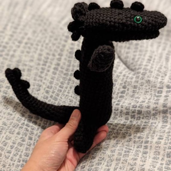 Crochet Dancing Toothless Meme Amigurumi (dancing Dragon) Instant ...