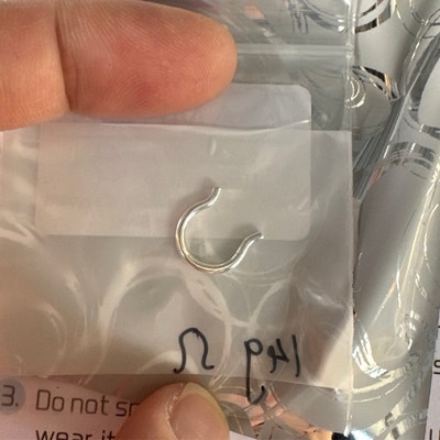 FAKE Tragus Piercing Fake Nose Ring Fake Piercing Fake Nose Piercing ...