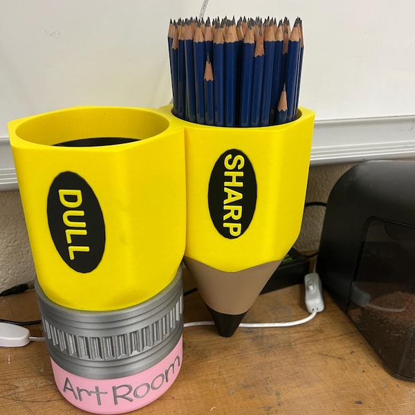 The Dual Sided Pen/pencil Holder for Teachers Desk or Classroom - Etsy