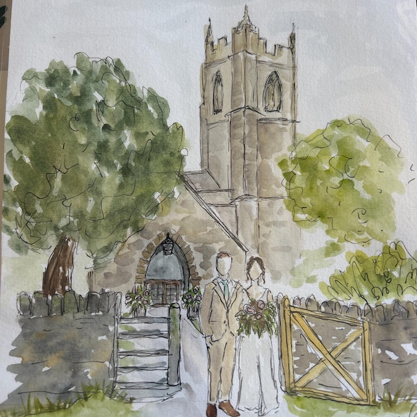 Durham City Art, ‘durham Stacked’, County Durham, Watercolour Print ...