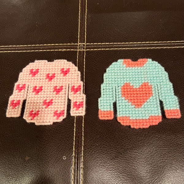 Valentine's Day Ugly Sweater Magnets-plastic Canvas Pattern-pdf ...
