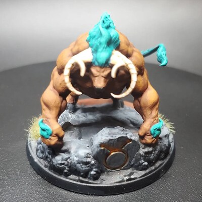 Frostbite Wolf Rider Mounted Miniature 32mm Scale Tabletop Gaming Dnd ...