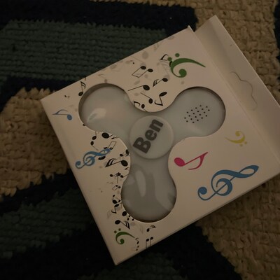 Personalized Fidget Fidget Toys Hand Spinner Tri Fidget Stress - Etsy