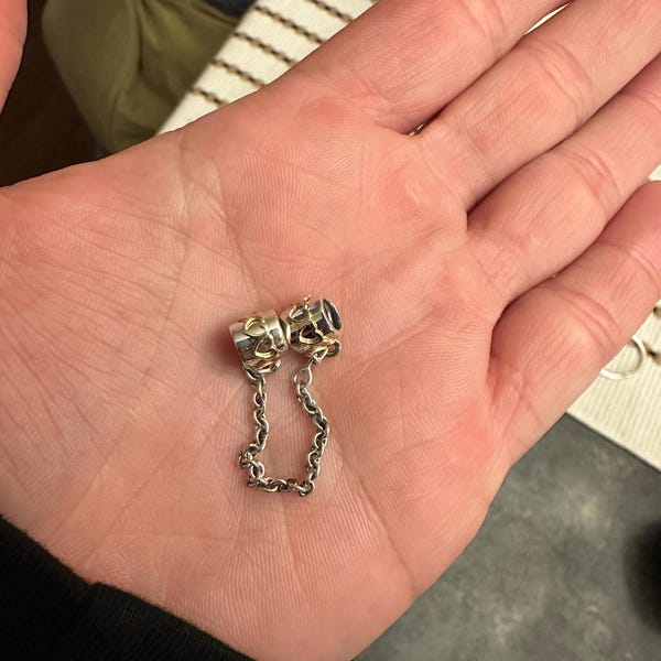 New Rose Gold Plated Pink Daisy Spacer Clip Charm for Pandora Bracelet ...