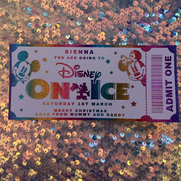 SIX the Musical Surprise Theatre Ticket, Personalised Keepsake Pass ...