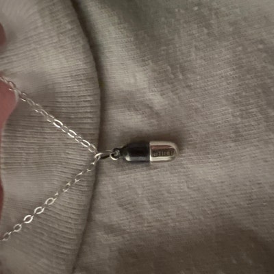 Sterling Silver Mobius Strip Necklace Small Math Mathematical Sculpture ...
