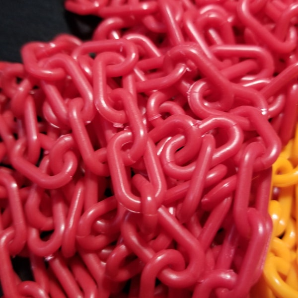 10 Feet - High Quality 3mm Plastic Chain for Craft, DIY Bird Toys ...