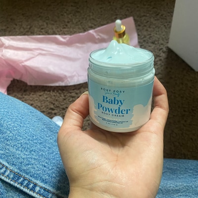 Baby Powder Bundle Baby Powder Body Cream 4 Oz., & Baby Powder Scented ...