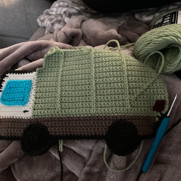 Garbage Truck Amigurumi Plushie Crochet Pattern Kawaii Cuddler Ragdoll ...