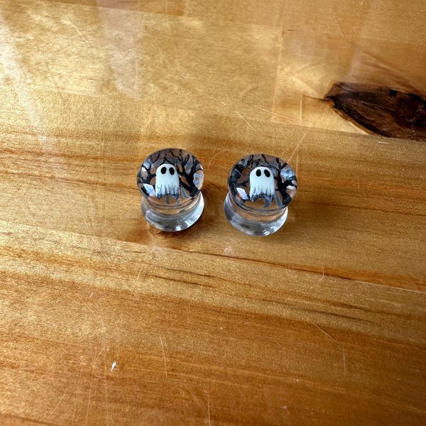 Honey Bee Plugs 19mm-25mm With Bee's Honeycombs, Dripping Honey, Pair ...