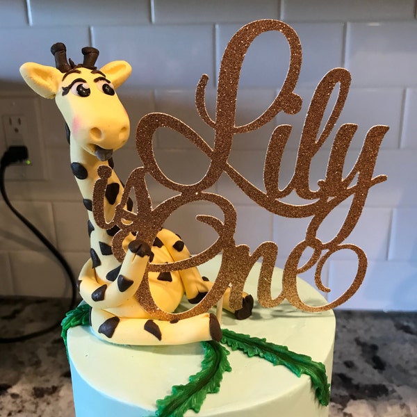 Personalized One Cake Topper, First Birthday Cake Topper, One Cake ...