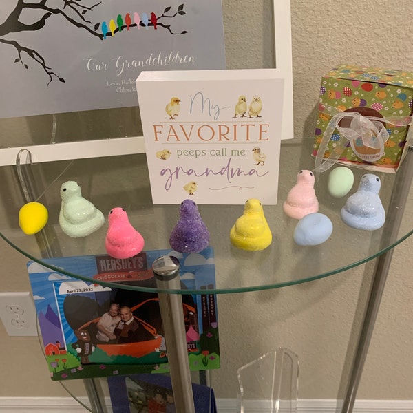 Easter Peeps Tiny Miniature Easter Peep Fake Bake for Tier Tray Decor ...