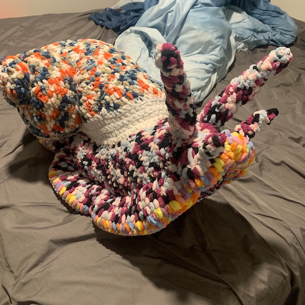 Add-on Round Snail Shell for Giant and Medium Snails Crochet Pattern by ...