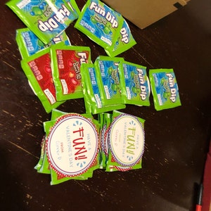 Fun Kids Valentines, Sugar Dip Valentine Cards, Classroom and School ...