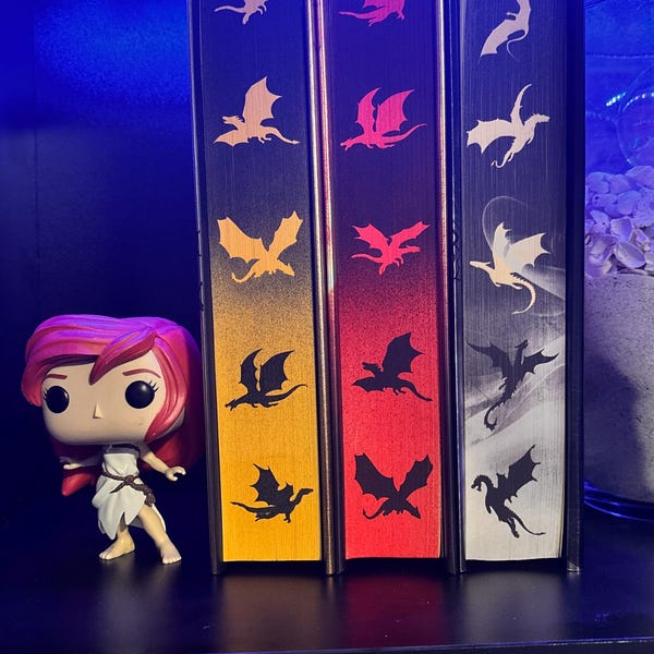 Fourth Wing, Iron Flame, and Onyx Storm Sprayed Edge Books - Etsy