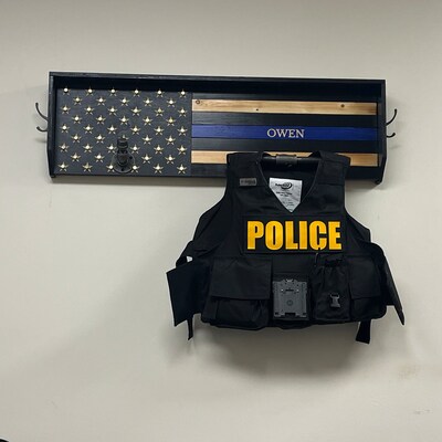 Police Gear Rack RFID Lockable Cabinet Police Officer Gift Concealment ...