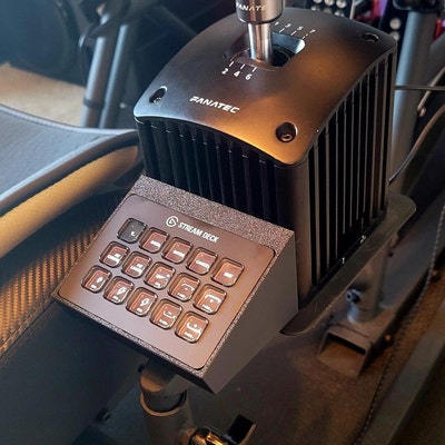 Stream Deck Mount for Fanatec Shifter - Etsy