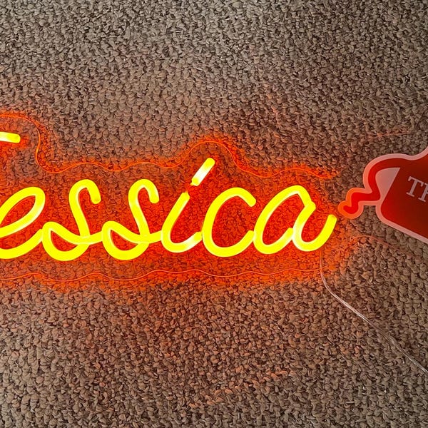 Custom Checkered Flag Racing Neon Sign, Checkered Flag Monogram ...