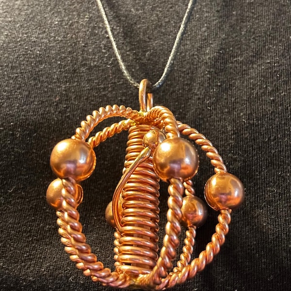 Sacred Metaphysical Copper Tensor Ring - Hand Hammered - Healing ...