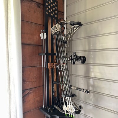 Old Glory Carved Compound Bow Rack for the Patriotic Archer - Etsy