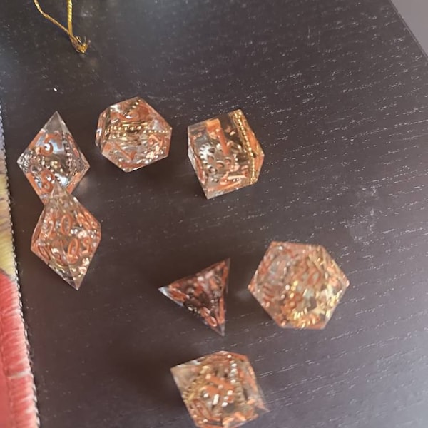 5d10 VAMPIRE BLOOD Dice Handmade Resin Single or Sets Made in Italy ...