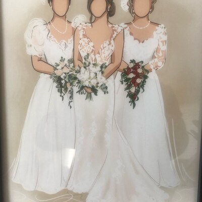 Mother of the Bride Illustration/ Mother of the Groom - Etsy