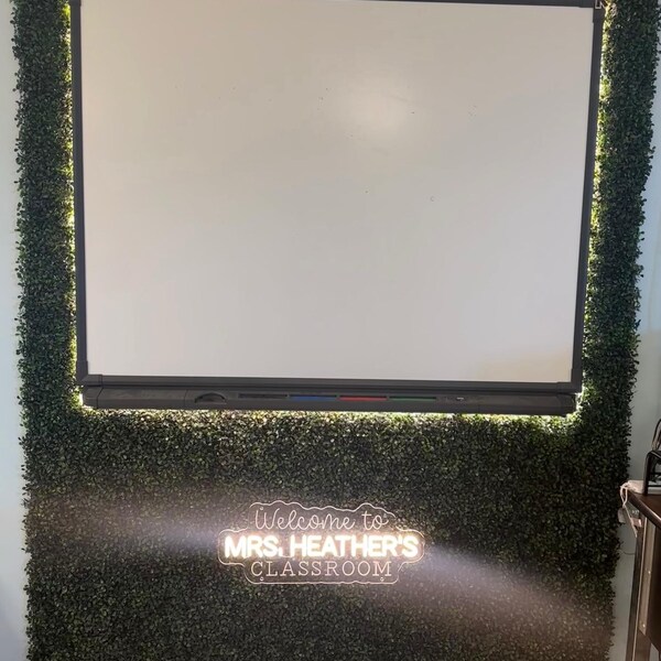 Teacher Name Neon Sign for Classroom, in This Classroom Neon Sign ...