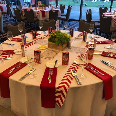 Baseball Party Decor Our ORIGINAL Baseball Ribbon Party Table Runners ...