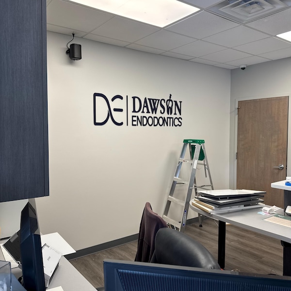 Custom Laser Cut Clinic Logo Sign - Doctor Lobby Signage - Sign With ...