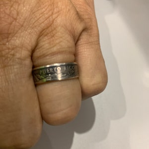 Puerto Rico Coin Ring - Etsy