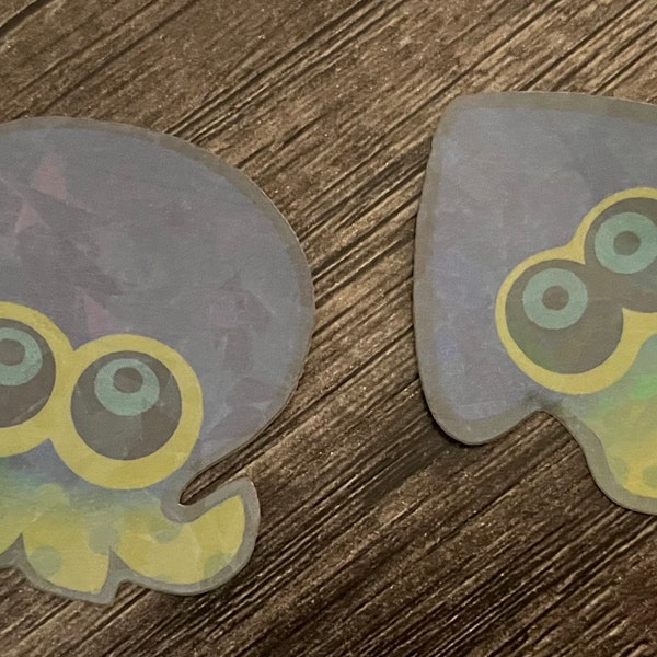 Splatoon All Basic Colors + Sanitized Squid/octo Crystal Stickers - Etsy