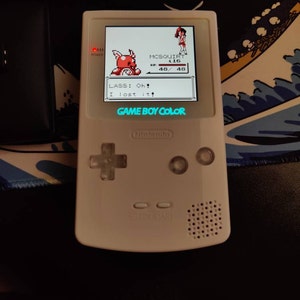 The Latest Tech Gameboy Color GBC Black Shell logo Color Can - Etsy